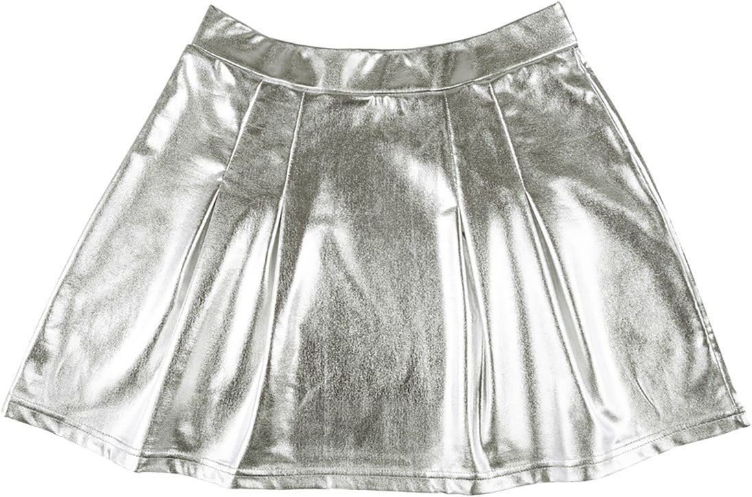 Mini Rokje Metallic Zilver voor dames Kopen? | Carnavalsland.nl