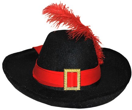 Hoed Musketier Rood Kopen? | Carnavalsland.nl