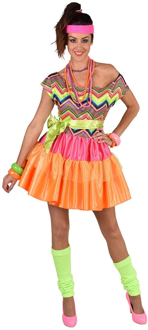 Disco Outfit Neon Vrouw Kopen? | Carnavalsland.nl
