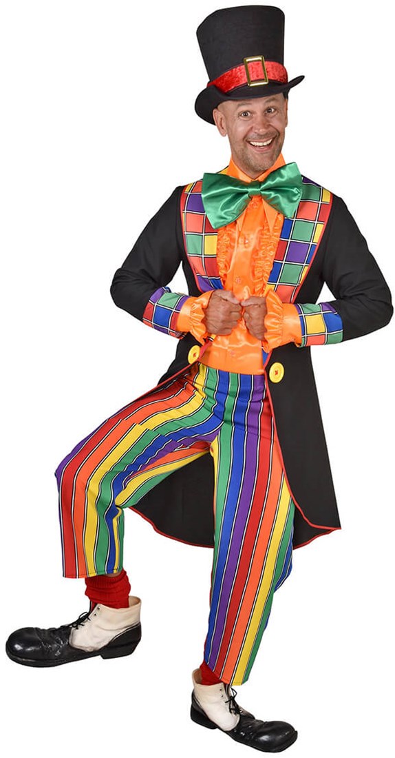 Clownspak August Heren Kopen? | Carnavalsland.nl