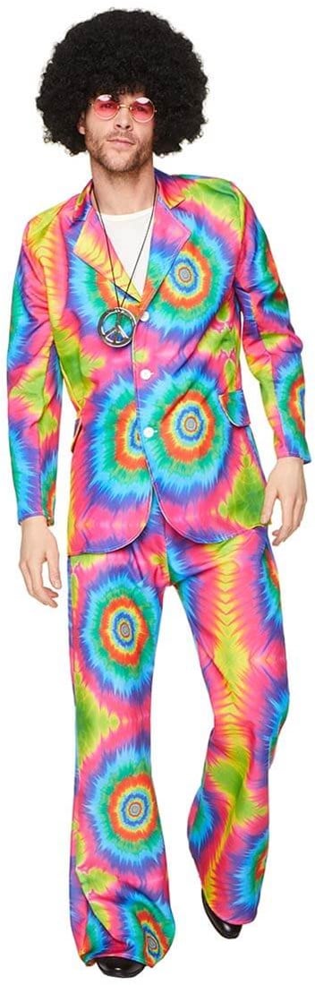 Disco Outfit Heren Seventies Tye Dye Kopen?