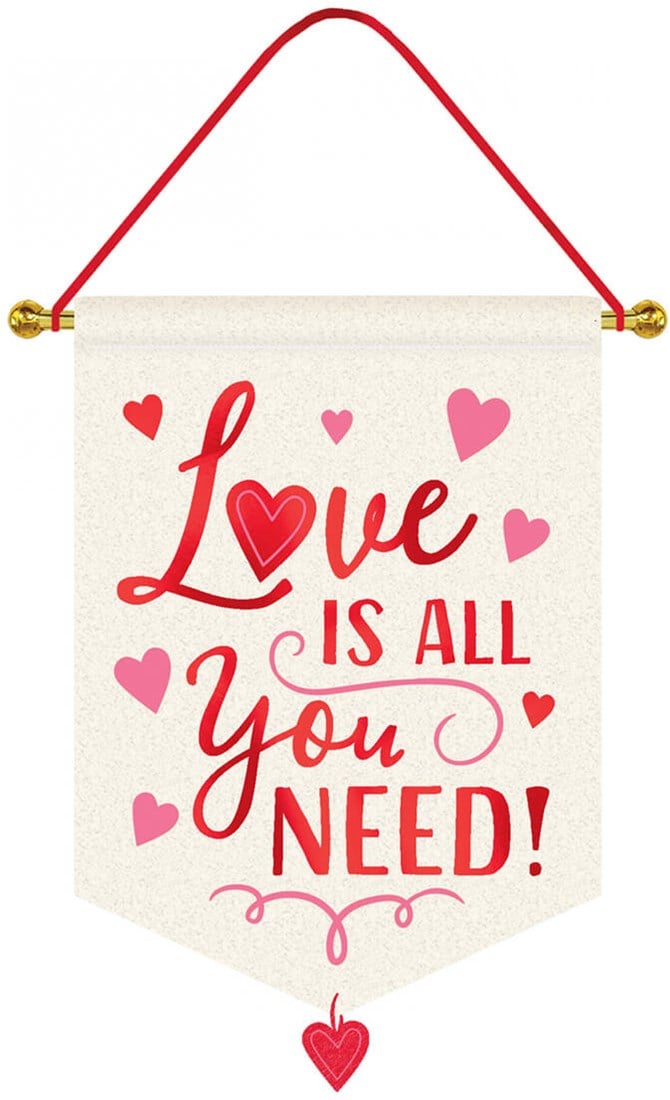 Hangdecoratie Canvas Love Is All You Need Kopen?