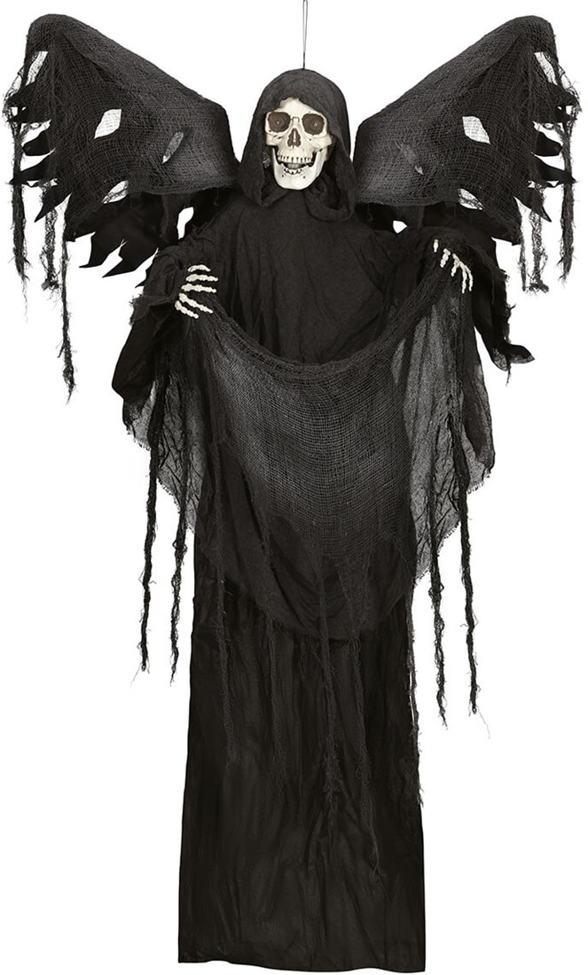 Halloween Hangdeco Skelet Met Vleugels - 160cm Kopen?
