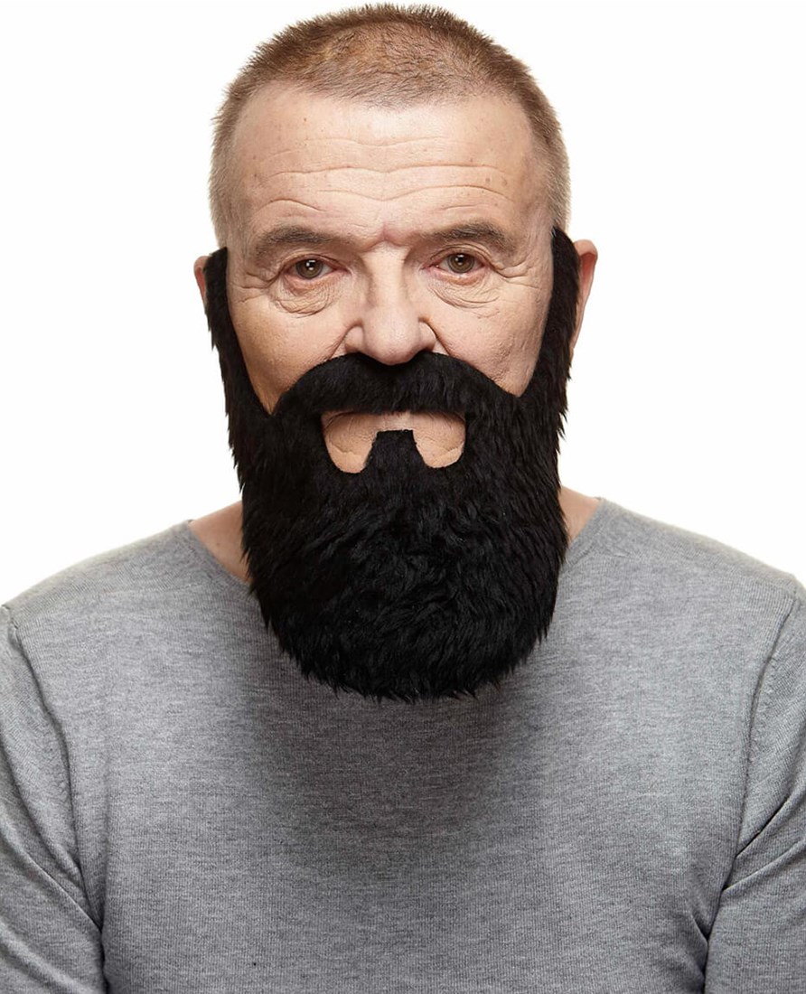Baard en Snor Opa Luxe Zwart Kopen? | Carnavalsland.nl