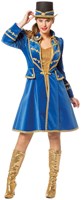 Carnavalsjas Dames Fluweel Kobalt Blauw Kopen?