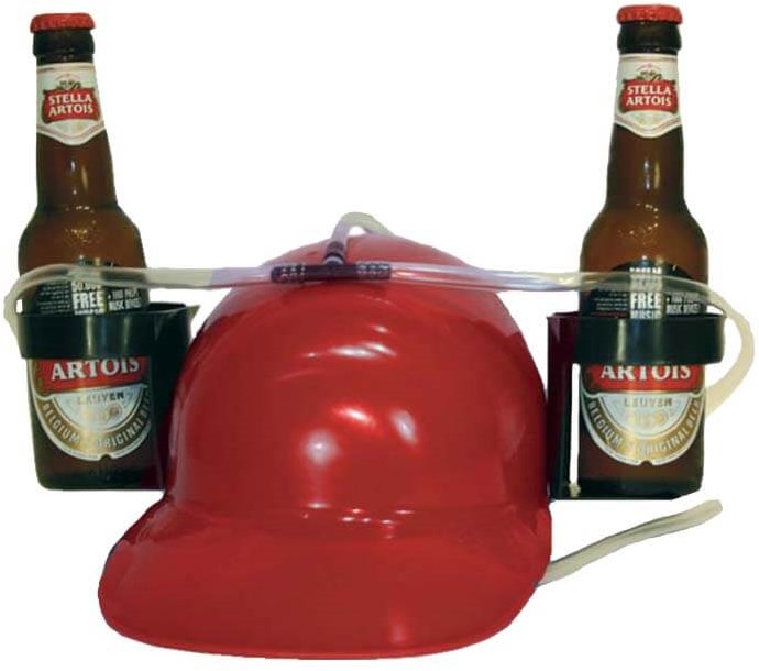 Bierhelm Rood Kopen? | Carnavalsland.nl