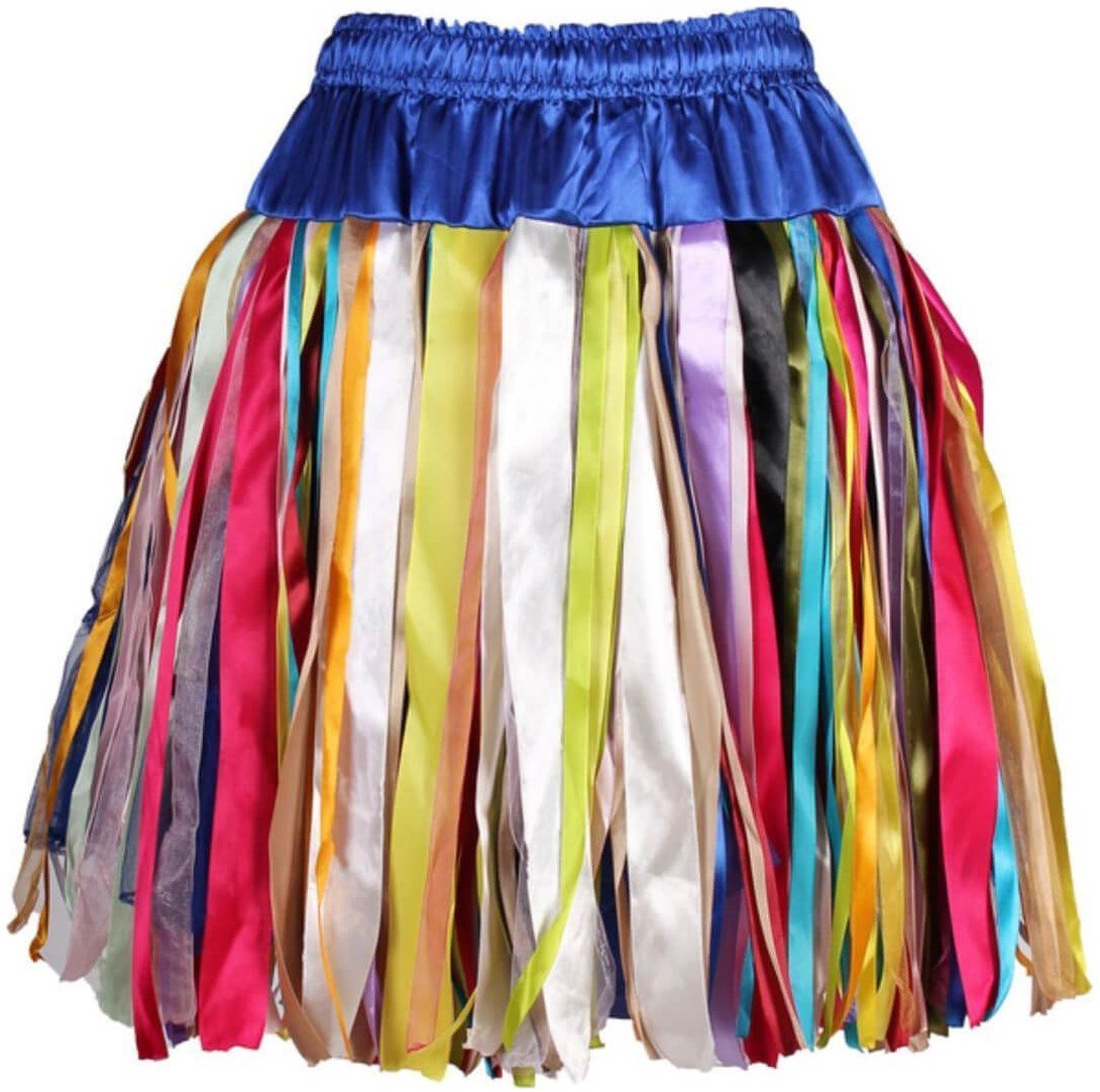 Petticoat Blauw-Rainbow Sattin Luxe (53 cm) Kopen?