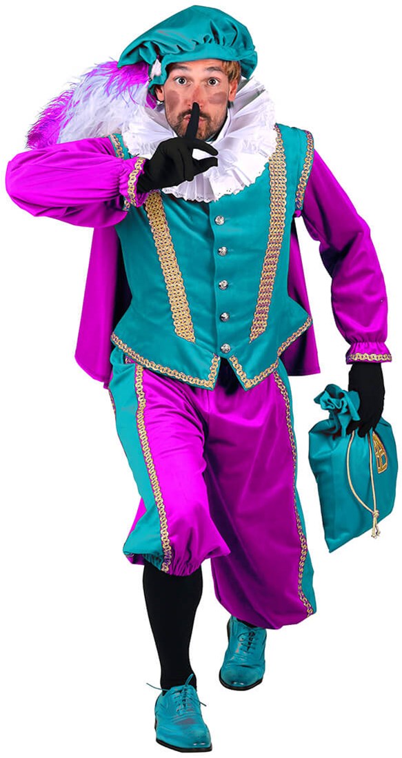 Pietenpak Amsterdam Turquoise-Pink Luxe Kopen?