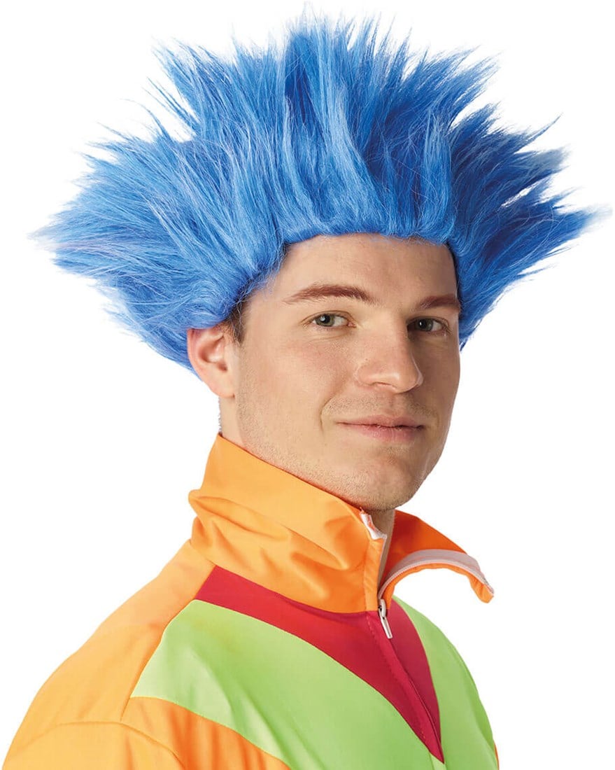 Pruik Electric Shock Blauw Kopen? | Carnavalsland.nl