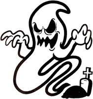 QuickTattoo Glitter Sjabloon Spookje - 8x9,5cm Kopen?