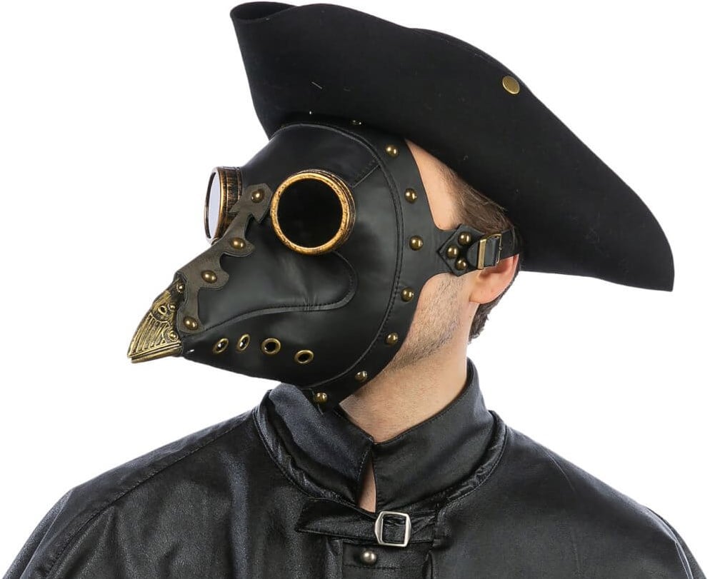 Masker Pest Vintage Latex Kopen? | Carnavalsland.nl
