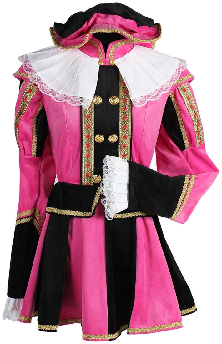 Dames Pietenpak Zussie Pink-Zwart Luxe Kopen?