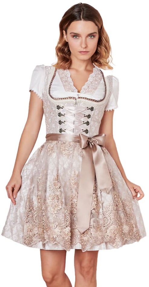 Dirndl Marcy Beige (50cm) Kopen? | Carnavalsland.nl