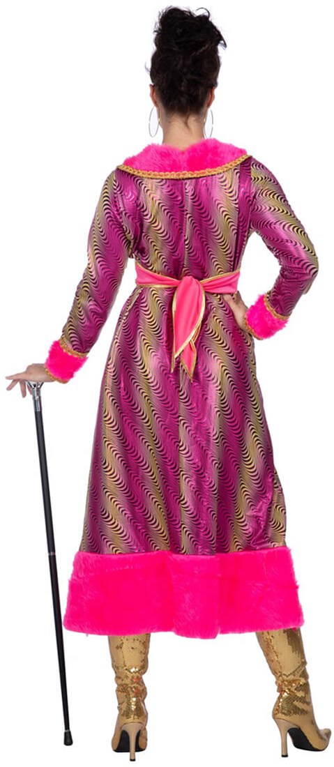 Damesjas Pimp Madam Pink-Goud Kopen? | Carnavalsland.nl