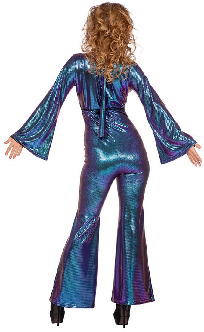 Disco Jumpsuit Paars-Blauw Kopen? | Carnavalsland.nl