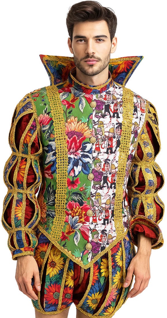 Kostuum Prins Carnaval Patchwork Kopen? | Carnavalsland.nl