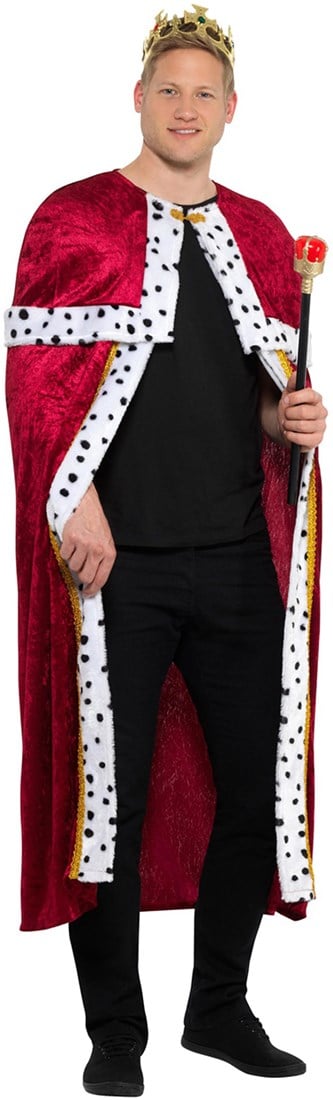 Verkleedset Koning - Mantel, Kroon en Scepter Kopen? | Carnavalsland.nl