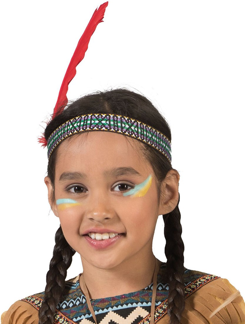 Kinder Hoofdband Indiaanse met Veer Kopen? | Carnavalsland.nl