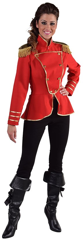 Damesjas Uniform Rood Kopen? | Carnavalsland.nl