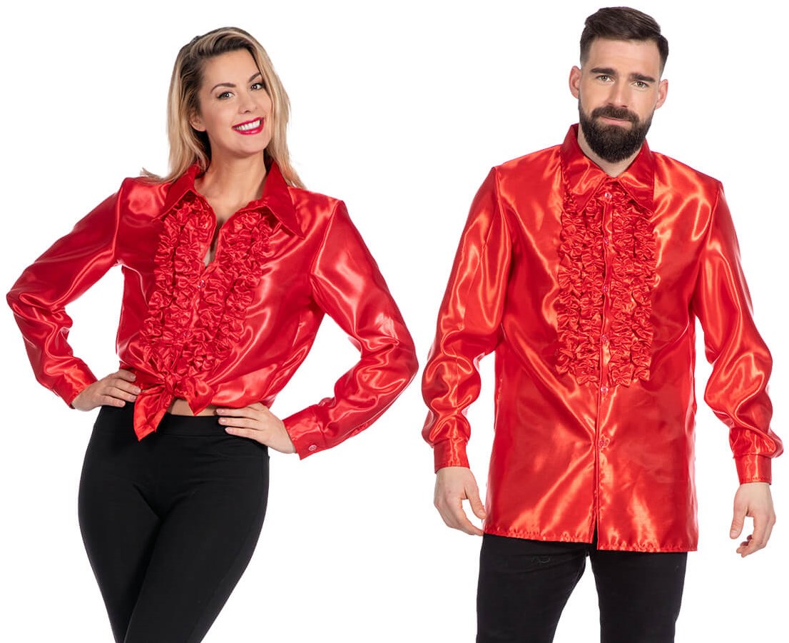 Rode Blouse met Ruches Kopen? | Carnavalsland.nl