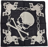 Zakdoek Skull - 56x56cm Kopen? | Carnavalsland.nl