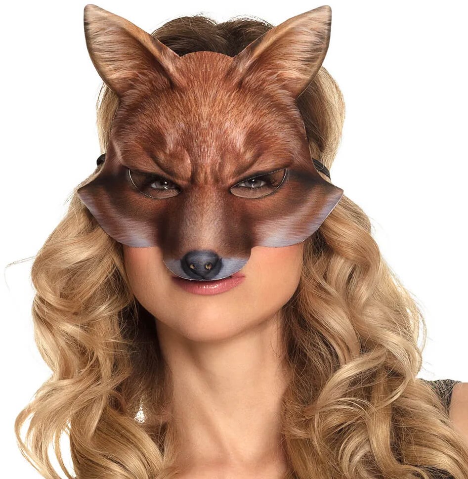 Halfmasker Vos Kopen? | Carnavalsland.nl