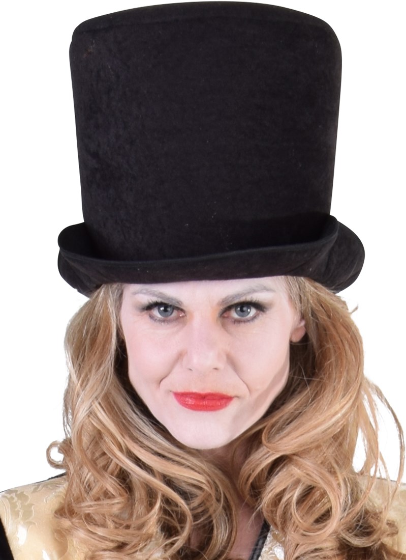 Hoge Hoed Luxe Zwart Kopen? | Carnavalsland.nl
