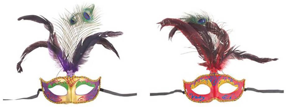 Venetiaans Masker + Pauwenveren Kopen? | Carnavalsland.nl