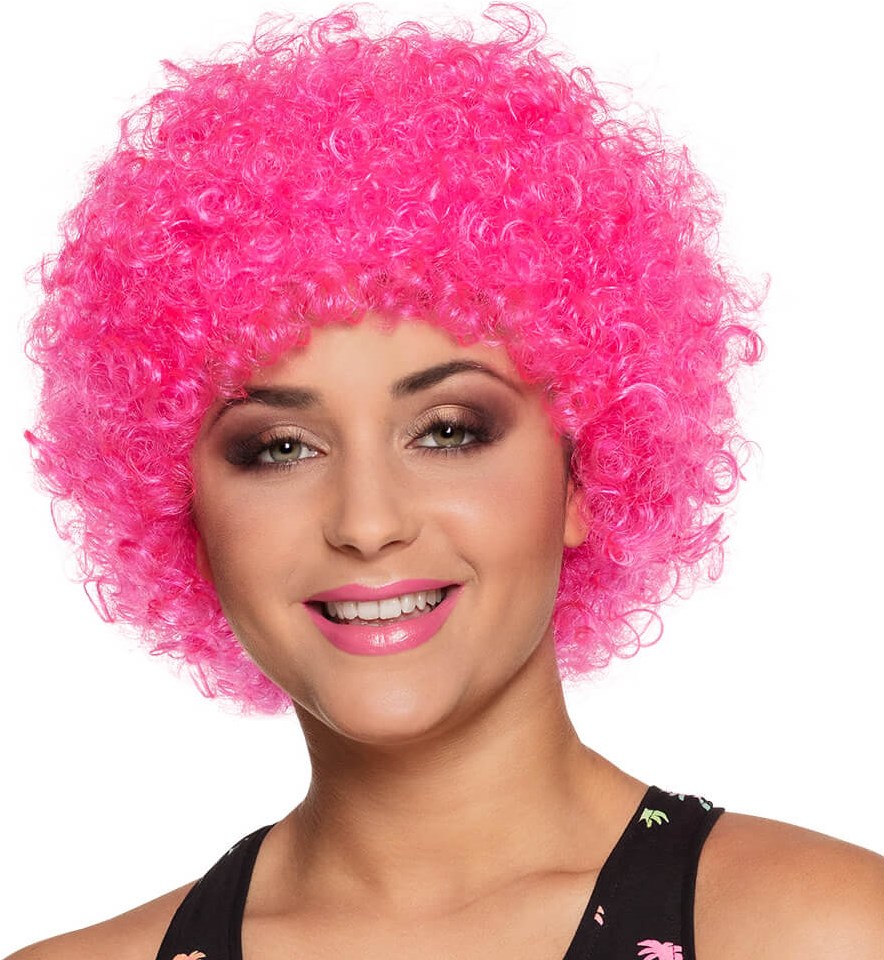 Pruik Klein Krul PinK Kopen? | Carnavalsland.nl