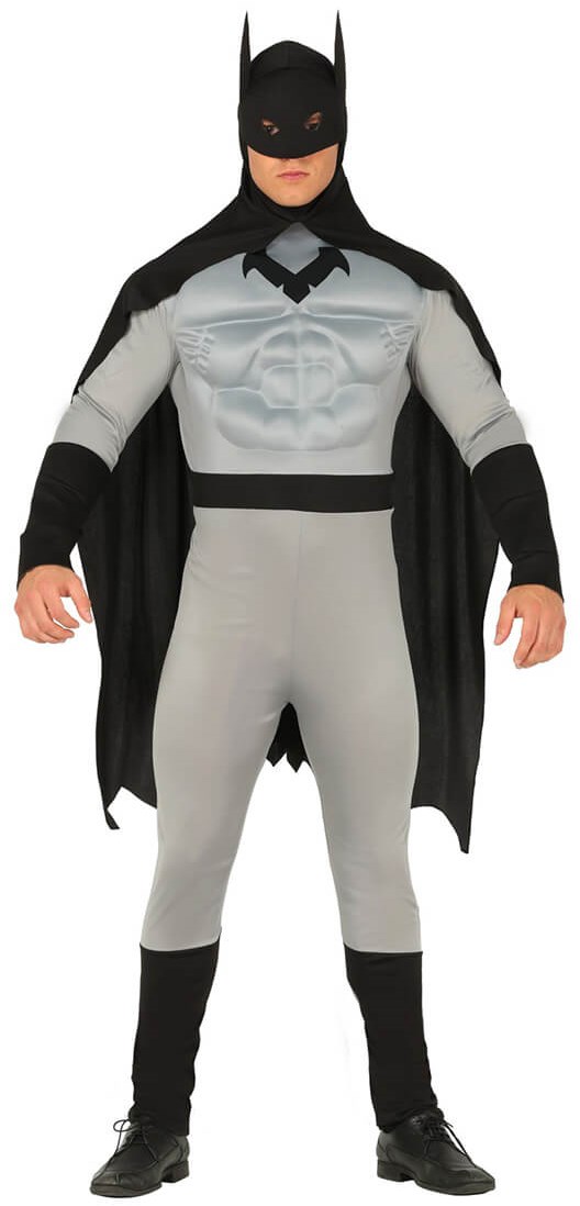 Batman Pak Gespierd Grijs-Zwart Kopen? | Carnavalsland.nl