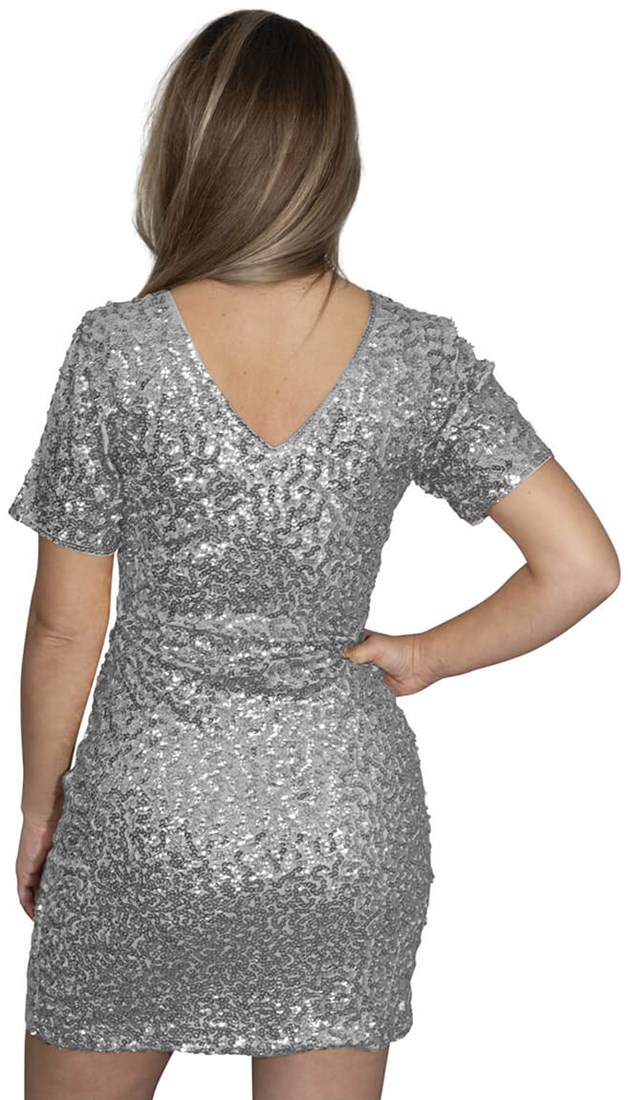Pailletten Jurk Zilver Kopen? | Carnavalsland.nl
