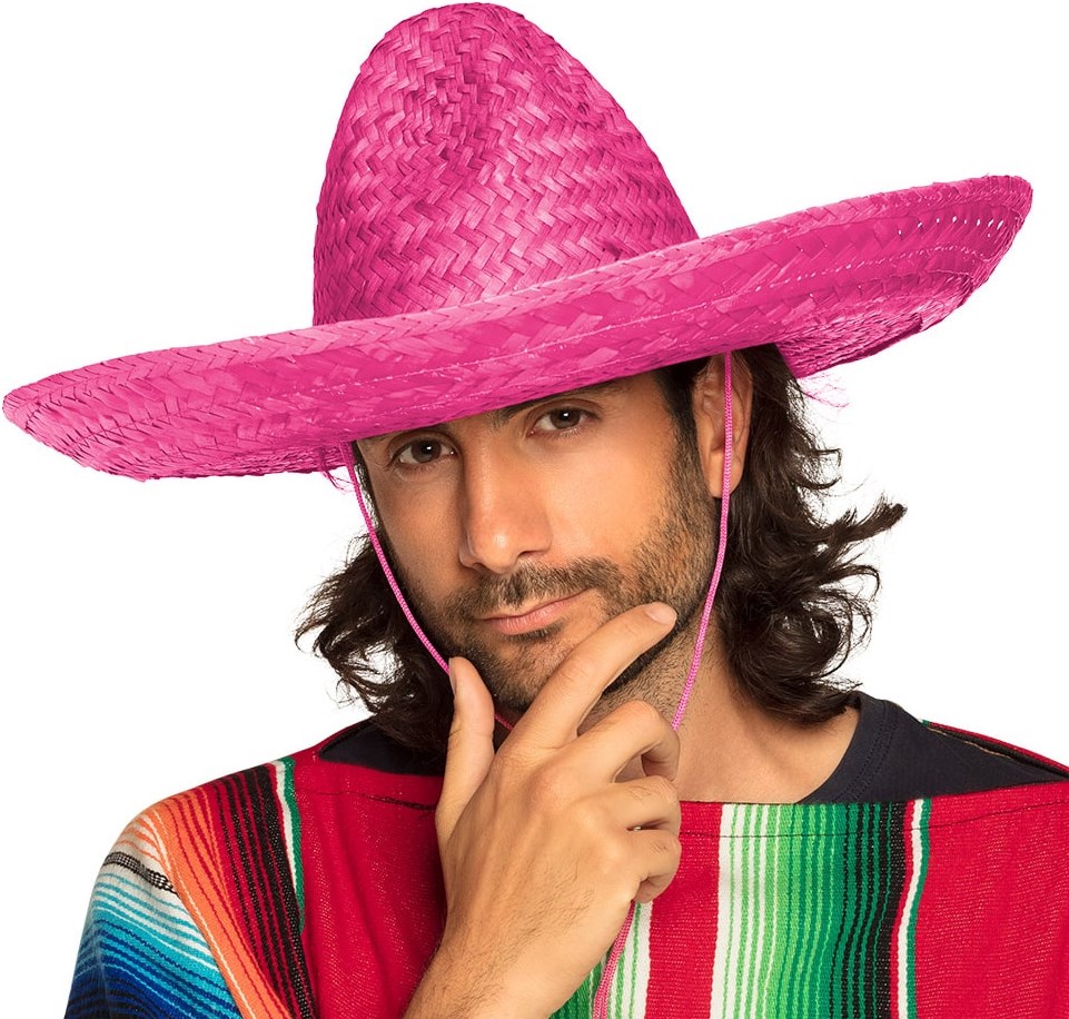 Sombrero Santiago PinK Kopen? | Carnavalsland.nl