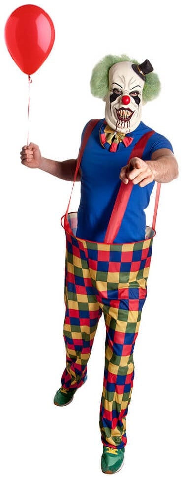 Eng Clown Masker Horror Luxe Kopen? | Carnavalsland.nl