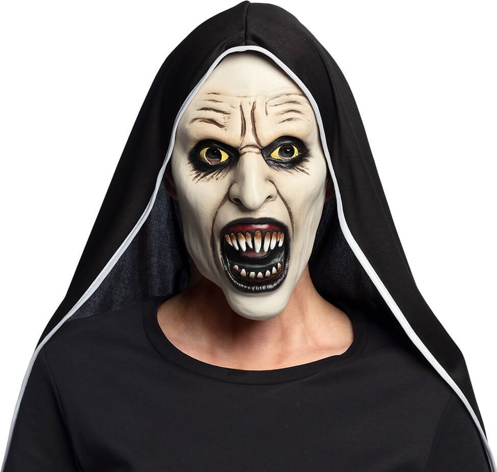 Masker Screaming Nun (Latex) Kopen? | Carnavalsland.nl