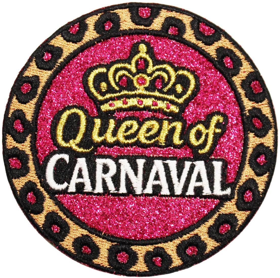 Embleem Queen of Carnaval - 8x8cm Kopen? | Carnavalsland.nl