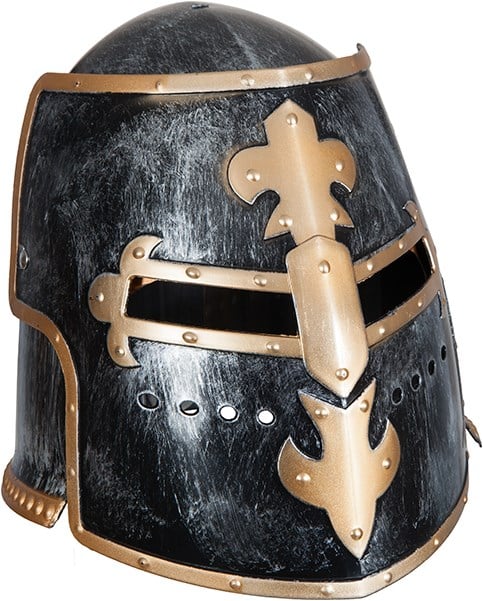 Ridder Helm Zwart-Goud Kopen? | Carnavalsland.nl