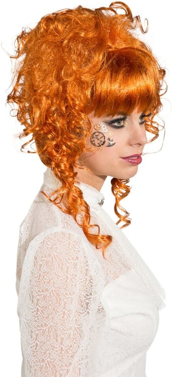 Pruik Lina Luxe Koper Kopen? | Carnavalsland.nl