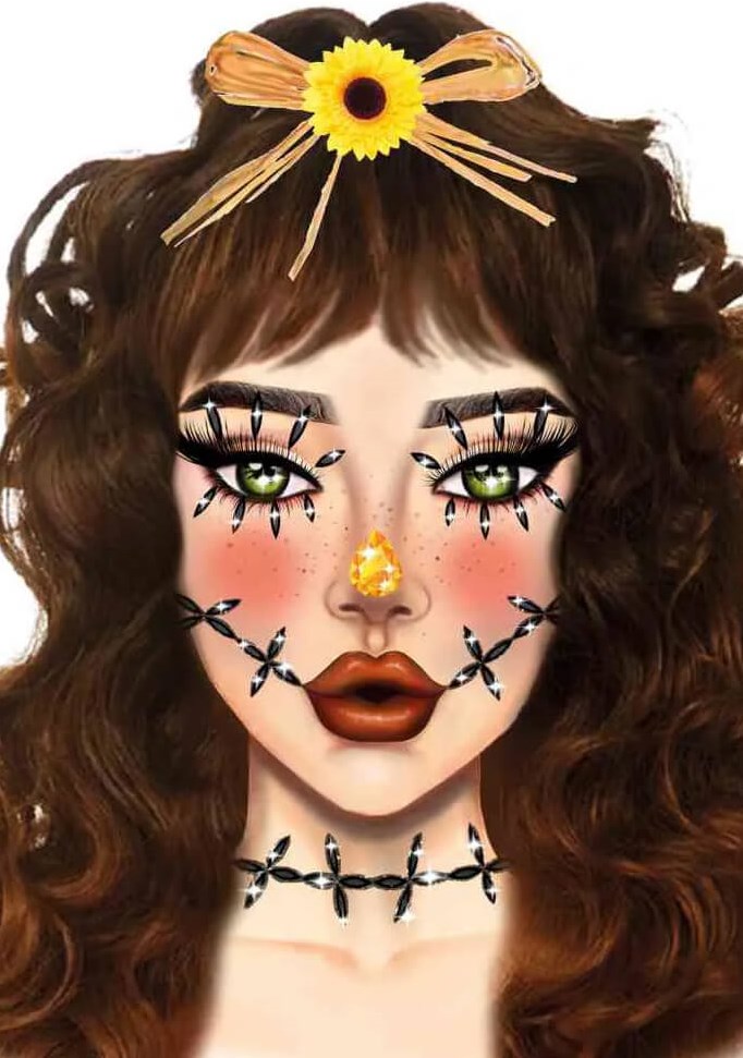 Halloween Face Jewels Met Hechtingen Luxe Kopen?