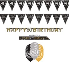 Feestpakket Sparkling Celebrations 80 jaar Kopen? | Carnavalsland.nl