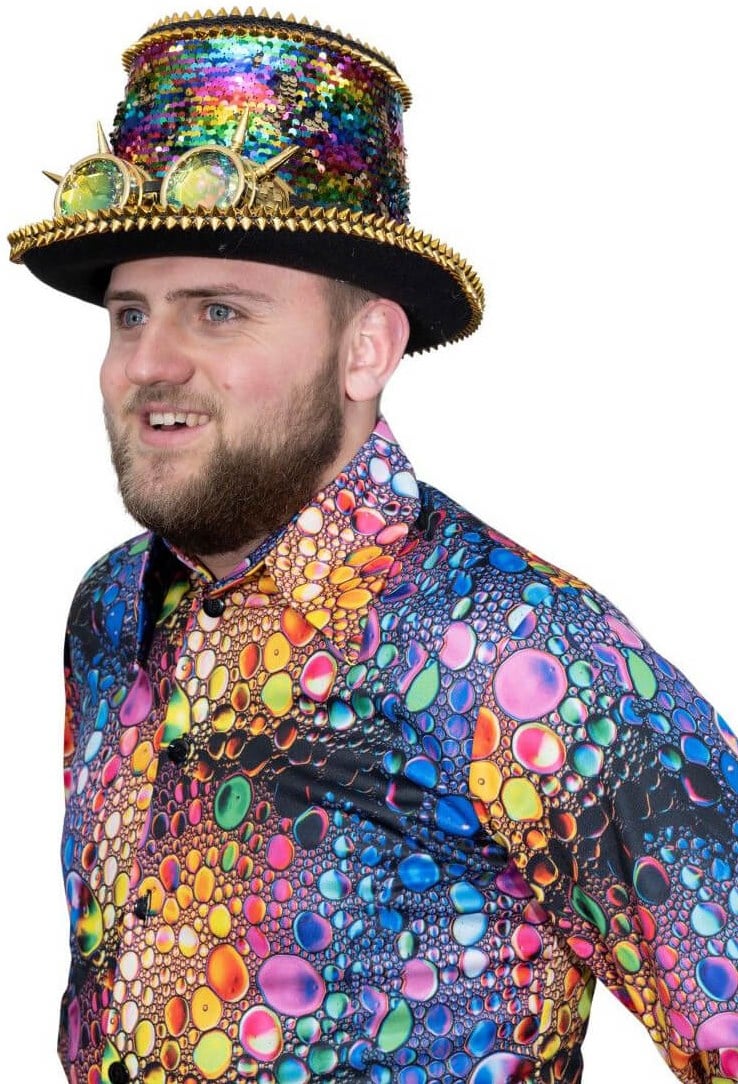 Heren Burningman Hoed Regenboog Luxe Kopen?