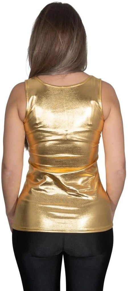 Gouden Top Metallic Kopen? | Carnavalsland.nl