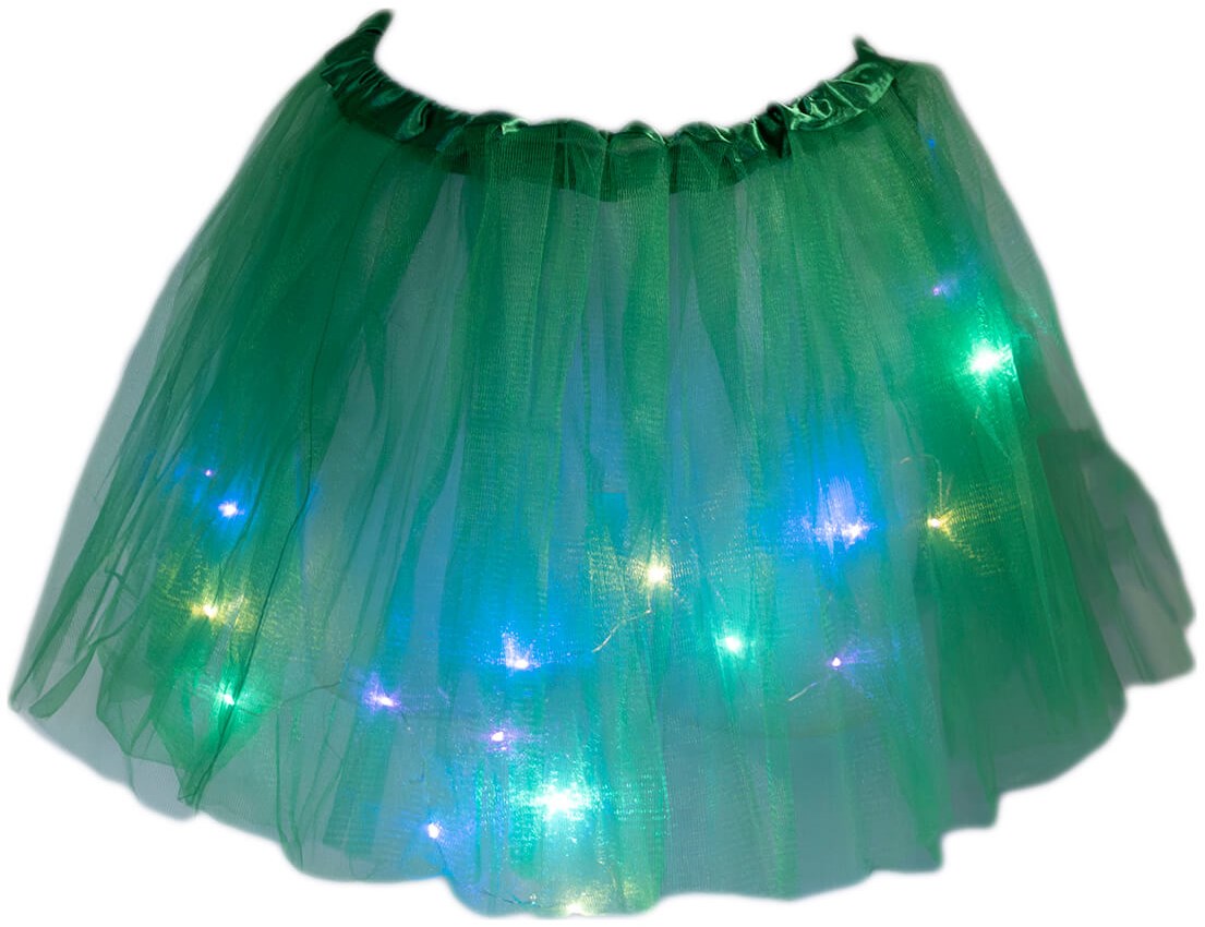 Tule Led Rokje Groen met Gekleurde LED Verlichting Kopen?