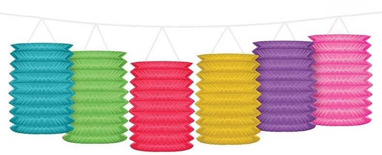 Slinger Lampionnen Multi - 3,6m Kopen? | Carnavalsland.nl