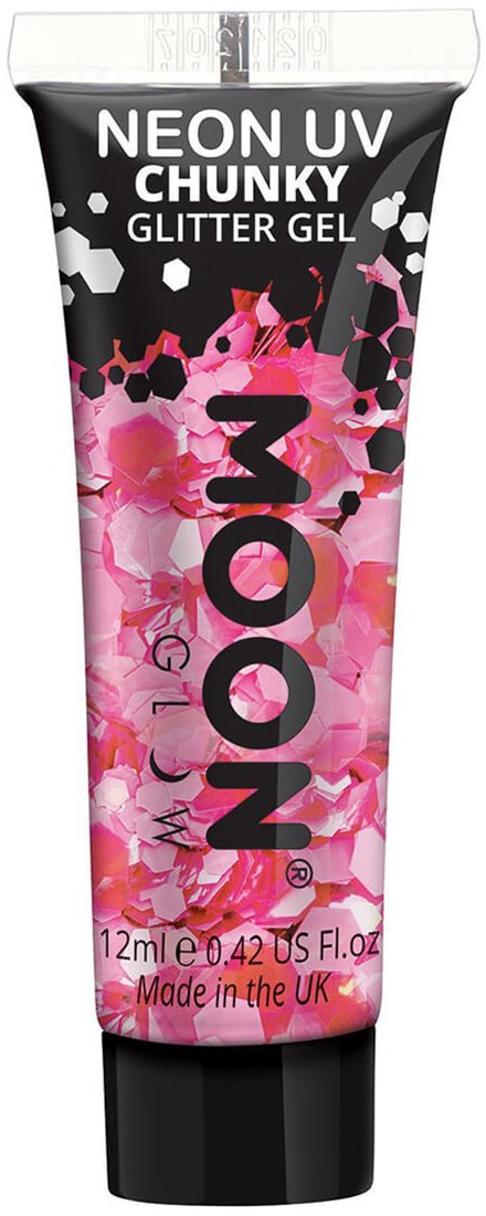 Chunky Neon UV Glittergel Pink - 12ml Kopen?
