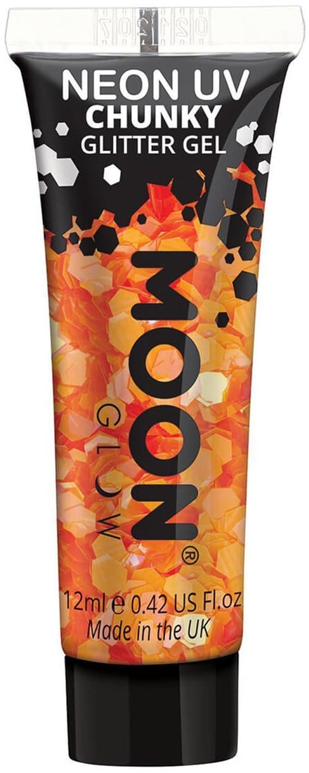 Chunky Neon UV Glittergel Oranje - 12ml Kopen?