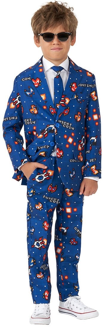 Kinderkostuum Suitmeister Retro Gamer Navy Kopen?