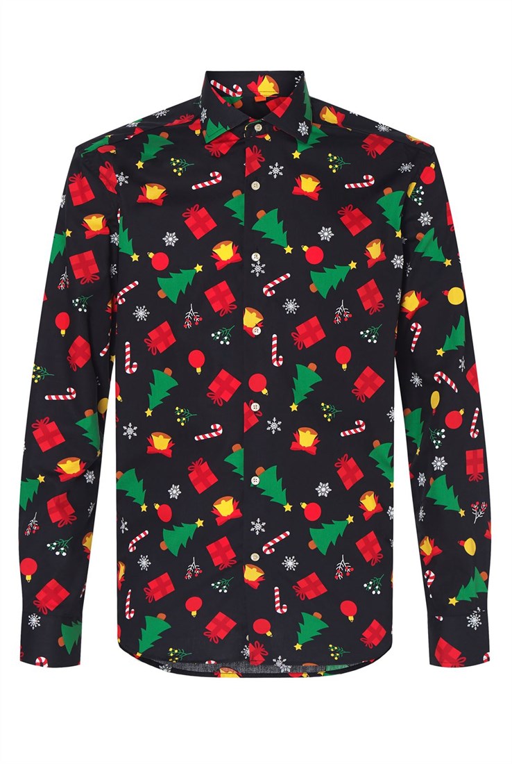 Overhemd OppoSuits Christmas Icons BlacK Kopen? | Carnavalsland.nl