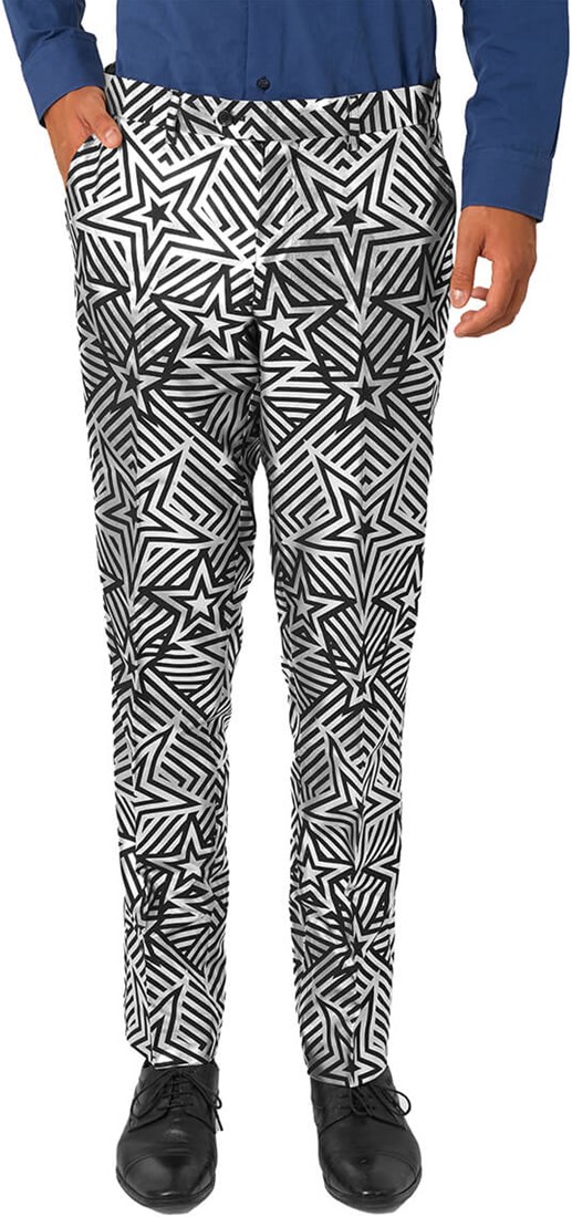 OppoSuits Heren Pak Silver Geo Star Kopen?