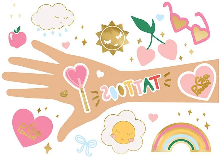 Kinder Tattoo Pastel Kopen? | Carnavalsland.nl
